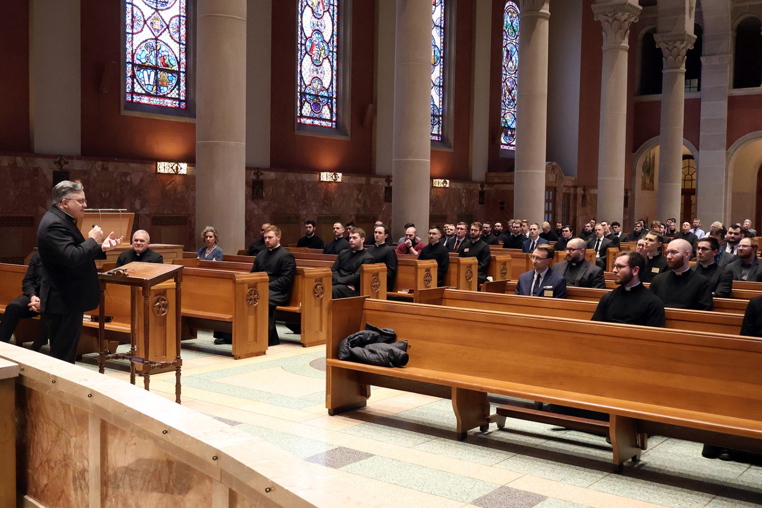 MTSM Welcomes Archbishop-Designate Casey to Campus - Athenaeum of Ohio