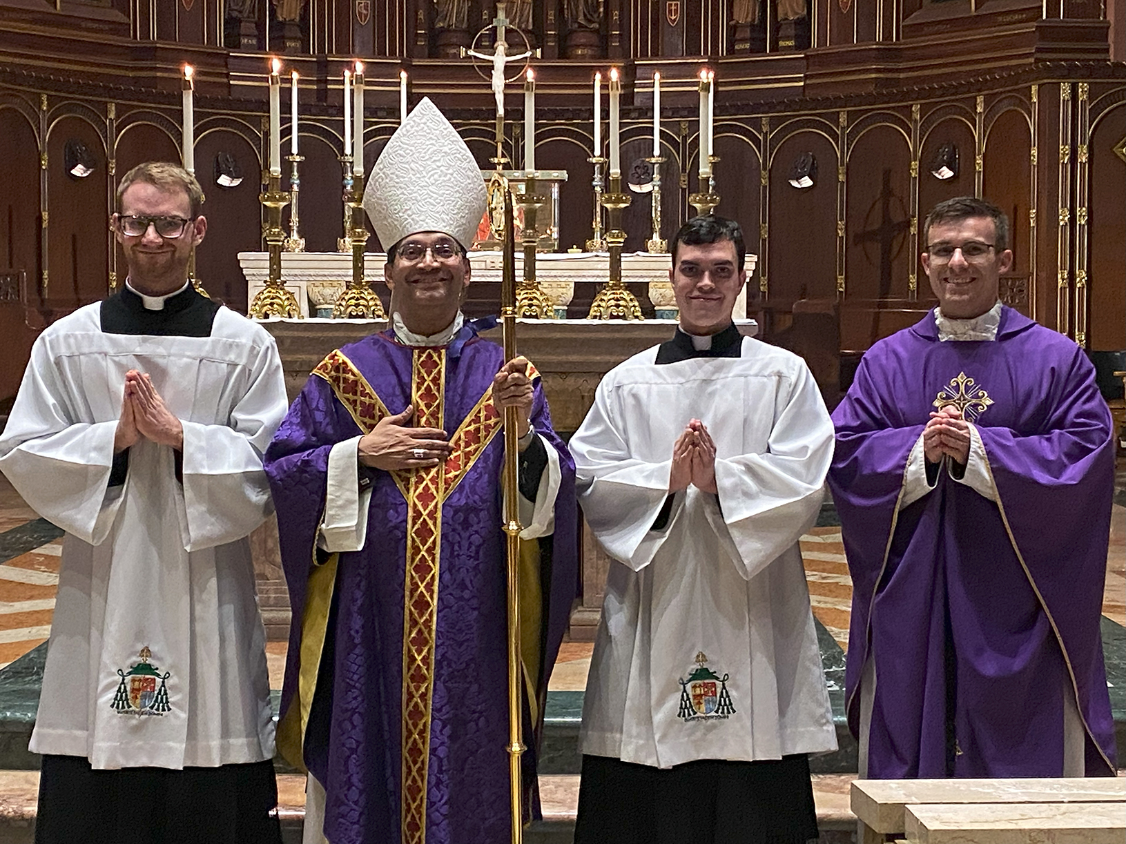 Eight MTSM Seminarians Installed in Ministry of Lector - Athenaeum of Ohio